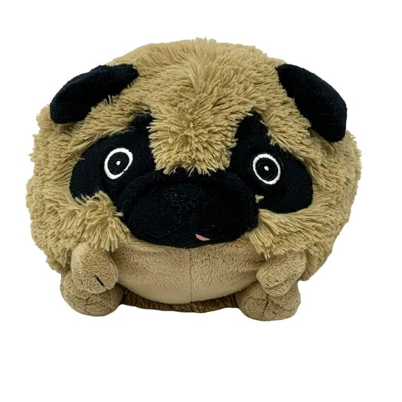 Squishable | Toys | Squishable Pug Puppy Dog Brown Black 8 Round Plush Stuffed Animal Toy | Poshmark